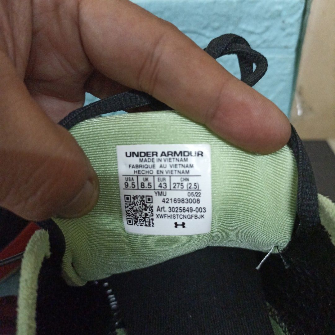 Under Armour Hovr Sonic 5 Black LikeNew sepatu size 43/27,5cm, Fesyen ...