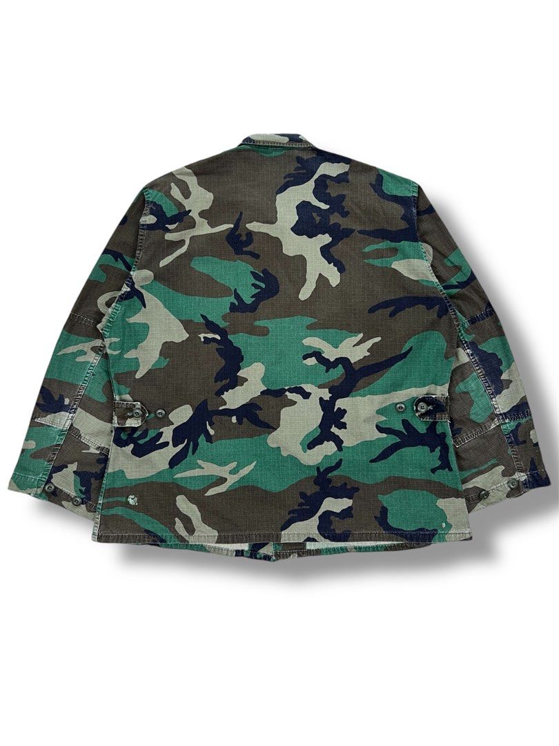 Us Army Ranger Airborne Woodland Camouflage Ripstop Combat Jacket, Men ...