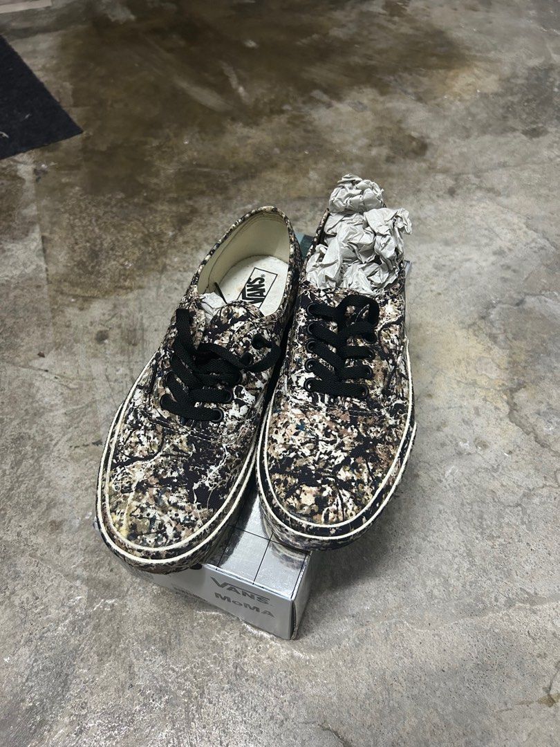 VANS X MOMA (MUSEUM OF MODERN ARTS) JACKSON POLLOCK AUTHENTIC OLD NEW ...