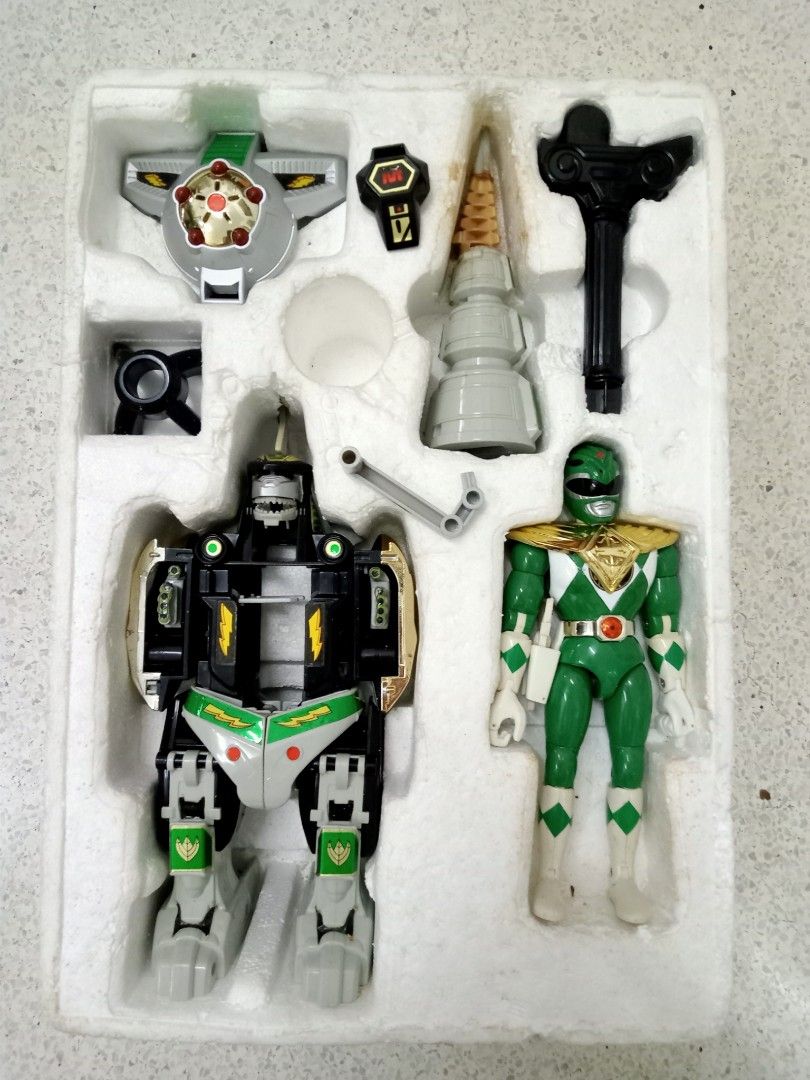 Vintage Bandai MMPR Mighty Morphin Power Rangers Dragonzord, Hobbies ...