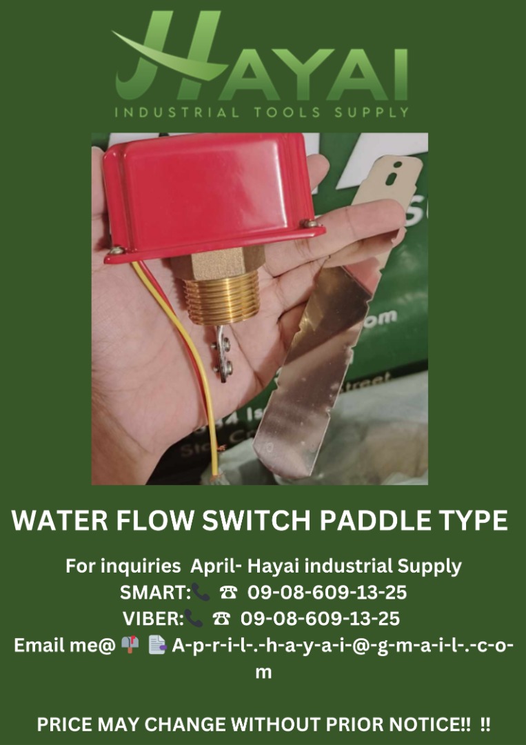 Water flow switch paddle type, Commercial & Industrial, Construction ...