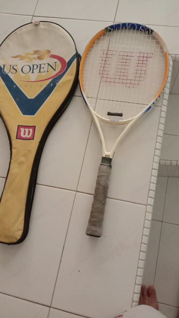 WILSON US Open Tennis Racquet Racket 4 1/2 Grip Size Volcanic frame ...