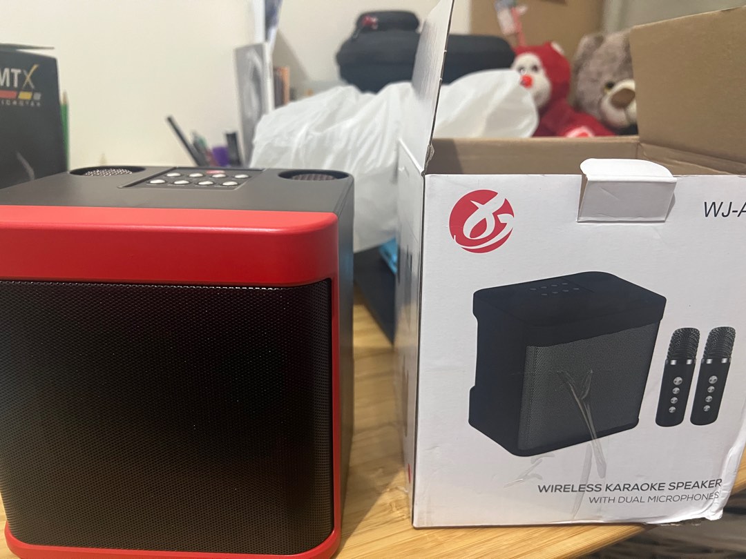 WJ-A826 Karaoke with 2 Mic, Audio, Soundbars, Speakers & Amplifiers on Carousell