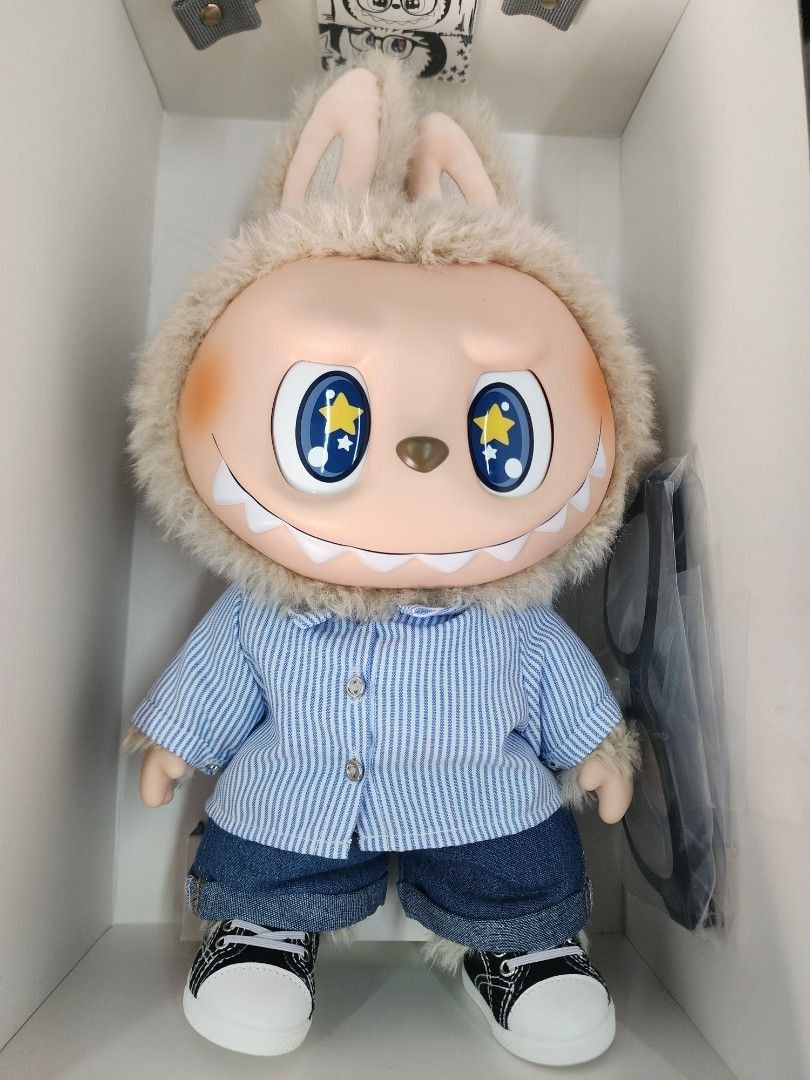 WTS Labubu 40CM FLIP WITH ME Vinyl Plush Doll THE MONSTERS, Hobbies ...