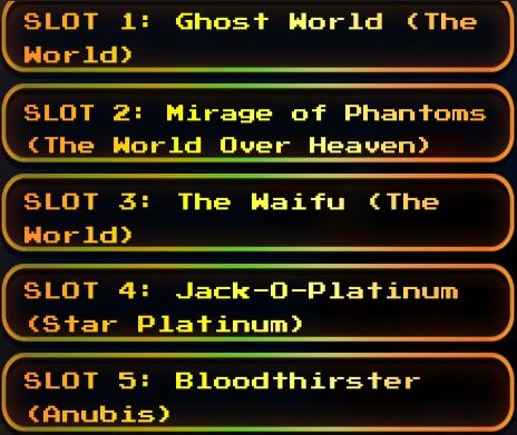 your bizarre adventure (yba) skins, Video Gaming, Gaming Accessories ...