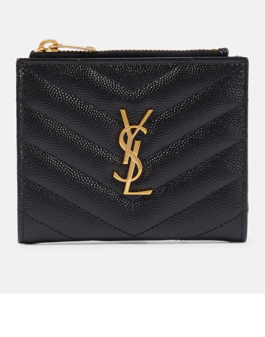 YSL Monogram Zipped Wallet -complete with receipt, Luxury, Bags ...