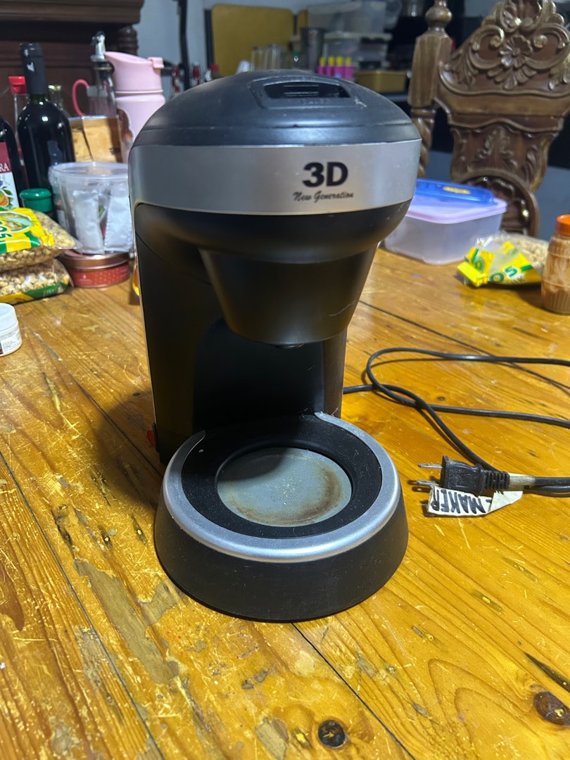 3D Coffee Maker, TV & Home Appliances, Kitchen Appliances, Coffee ...