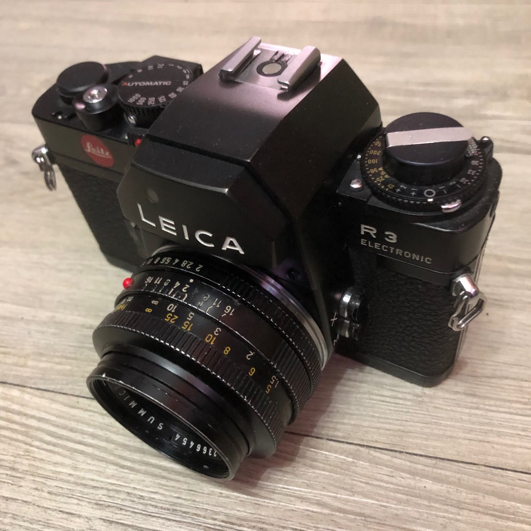 同事託售 Leica R3 美機 含Leica summicron 50/2鏡頭, 相機攝影, 相機在旋轉拍賣