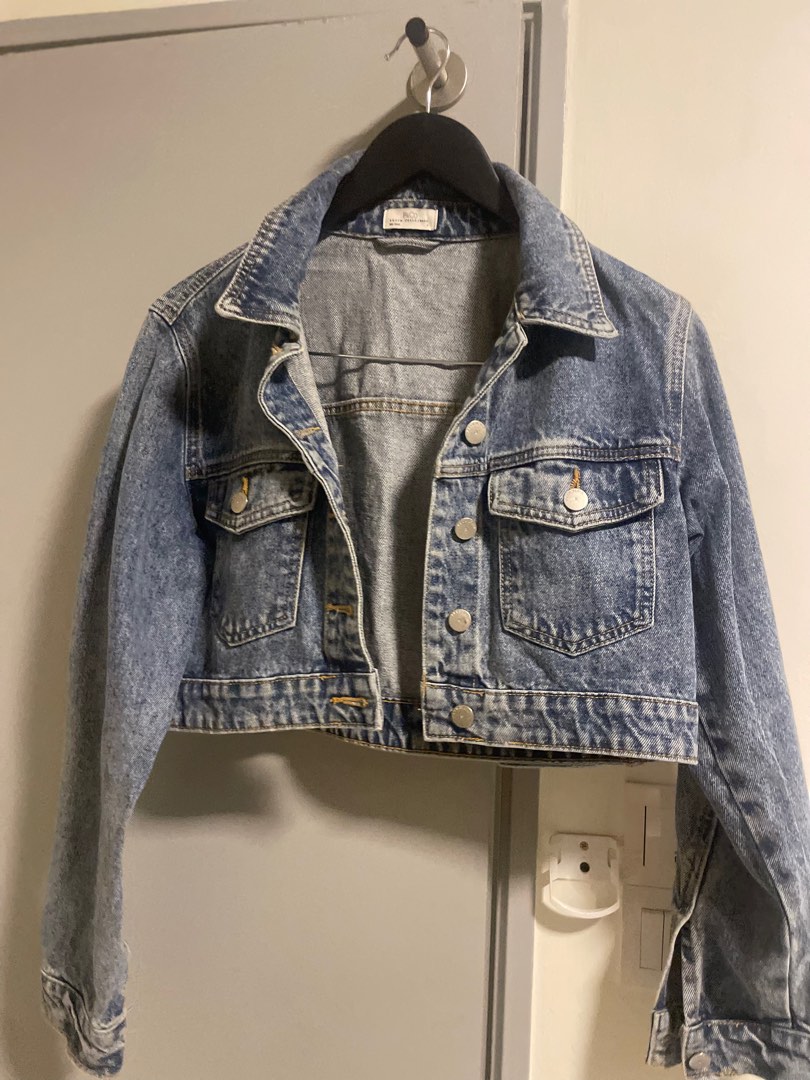 💙 Padini Denim Biker Jacket 💙, Women's Fashion, Coats, Jackets and ...