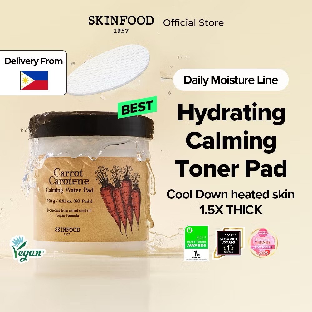 A Carrot Carotene Calming Water Pad 60ea / Redness Relief Soothing ...