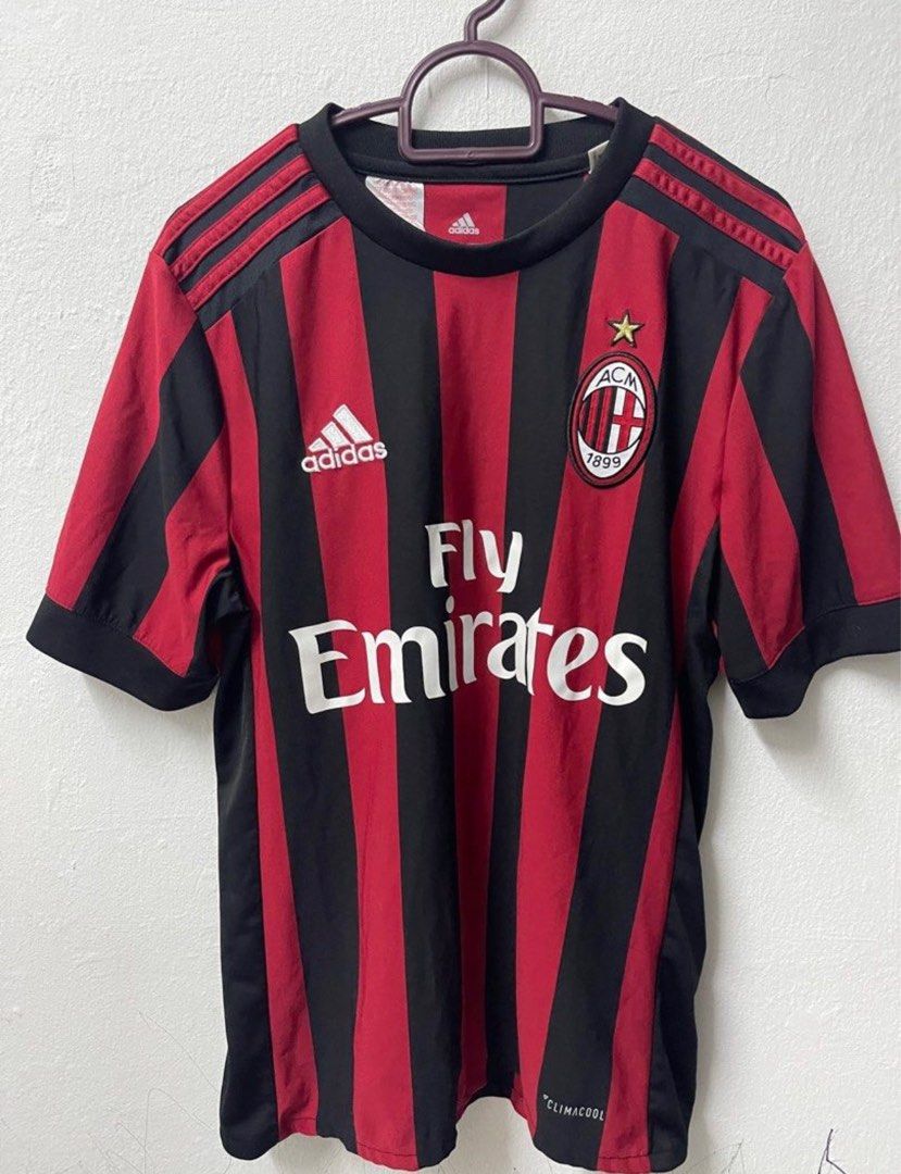 AC MILAN HOME FOOTBALL SHIRT SOCCER JERSEY #10, Men's Fashion, Tops & Sets, Tshirts & Polo ...
