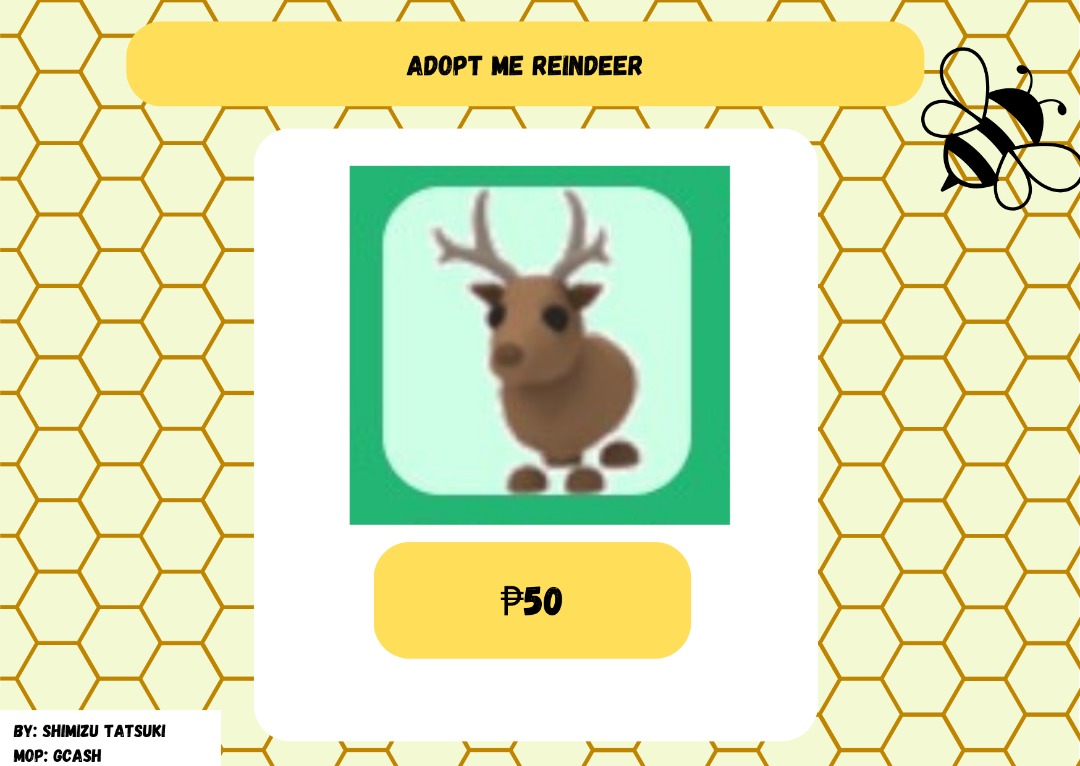 Adopt me Reindeer, Video Gaming, Video Games, Others on Carousell