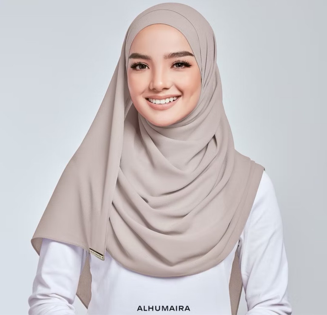 ALHUMAIRA BASIC PREMIUM TOASTED OATMEAL, Women's Fashion, Muslimah Fashion, Hijabs on Carousell
