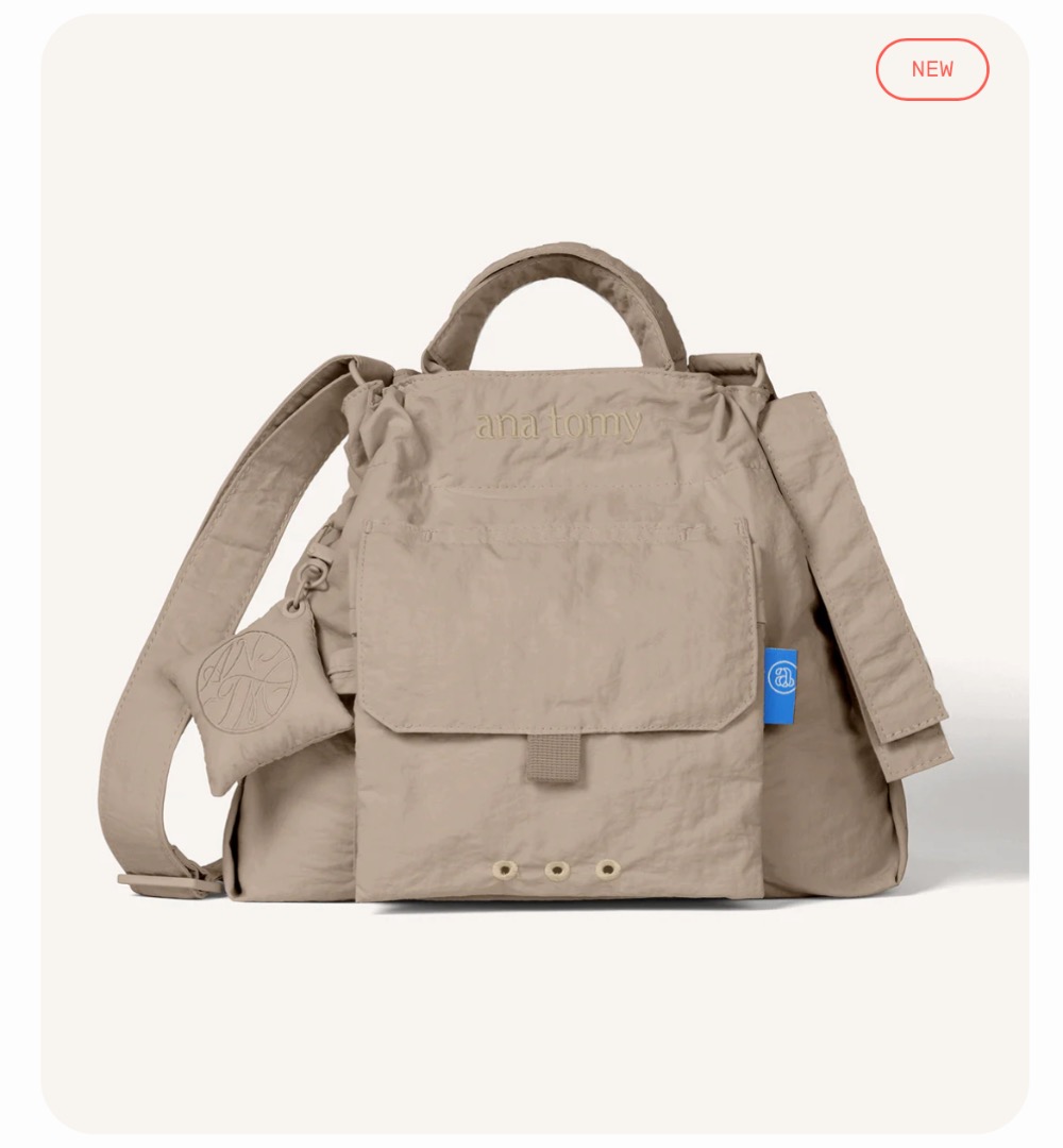 Anatomy Ana-Tomy City Bag 1.5 Husk, Women's Fashion, Bags & Wallets ...