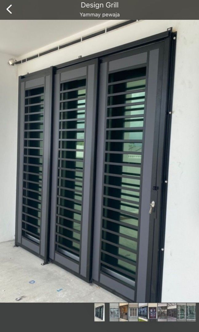 Awning grill acp auto gate loteng rumah, Community on Carousell