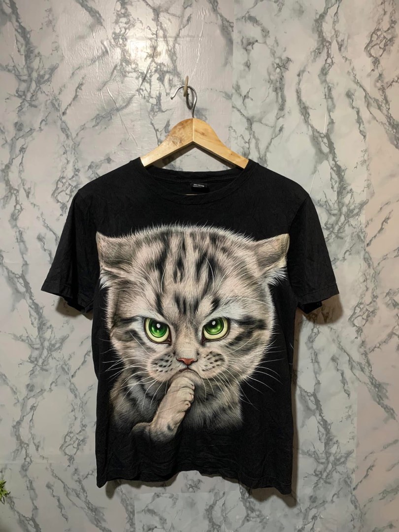 BIG LOGO CAT DESIGN BACK TO BACK DESIGN, Men's Fashion, Tops & Sets ...