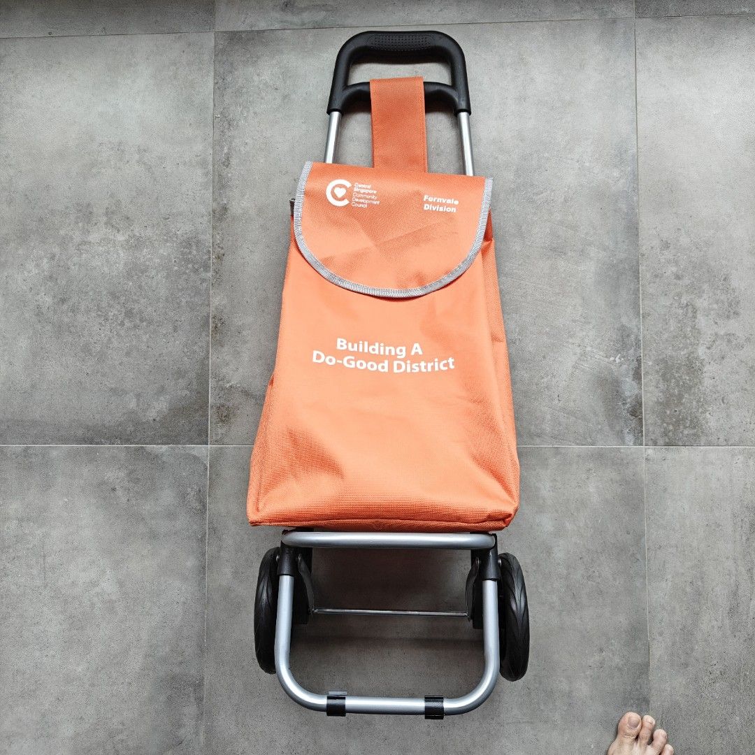 BN Orange Shopping Marketing Grocery Trolley NTUC Sheng Siong Cold ...