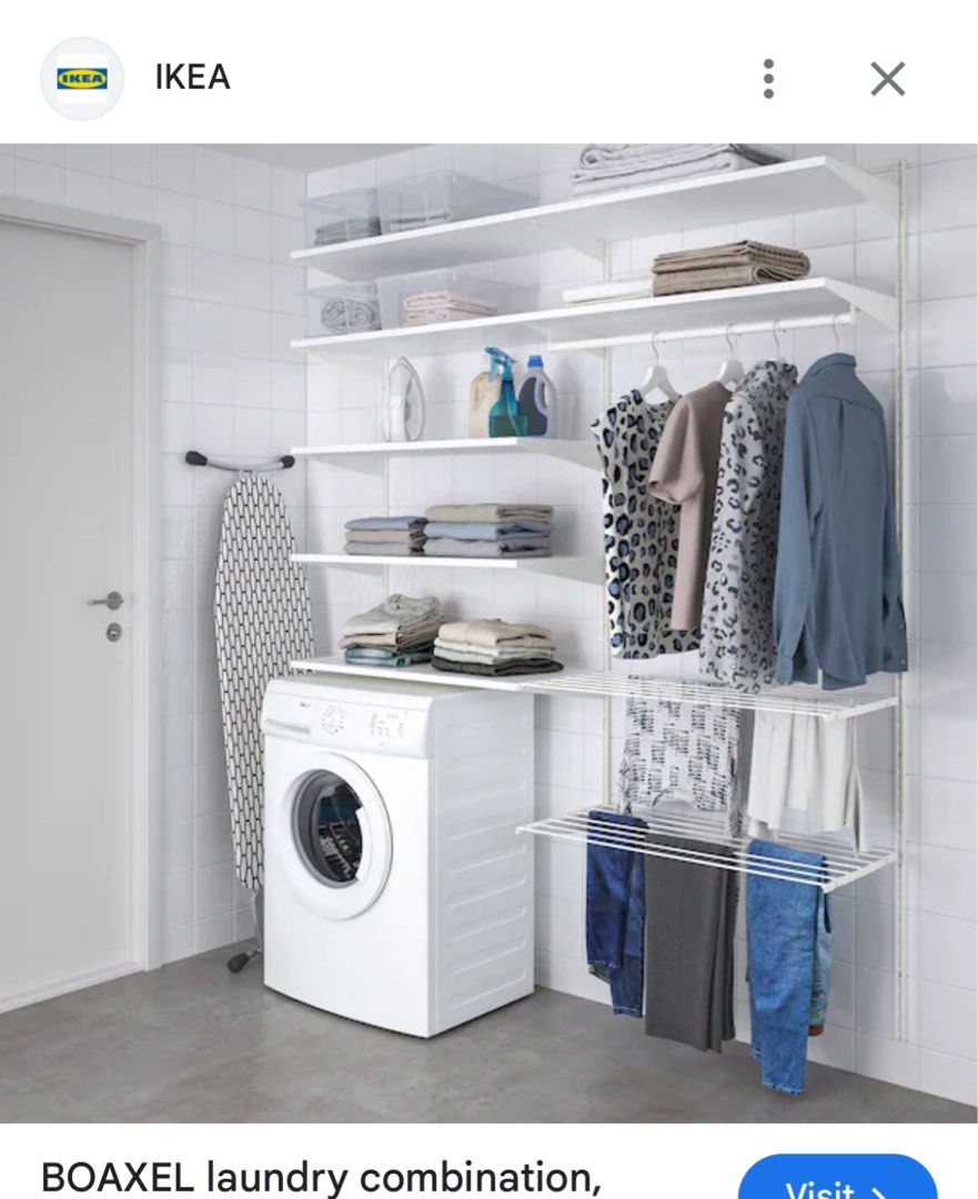 ALGOT IKEA Series open concept wardrobe for Laundry or Clothes ...