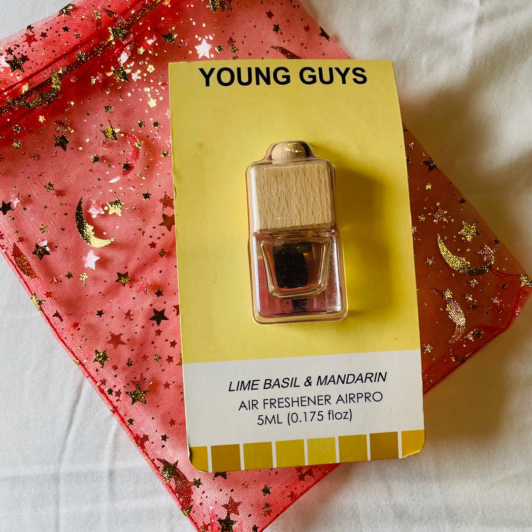 Brand New! Young Guys Lime Basil and Mandarin Air / Car Freshener ...