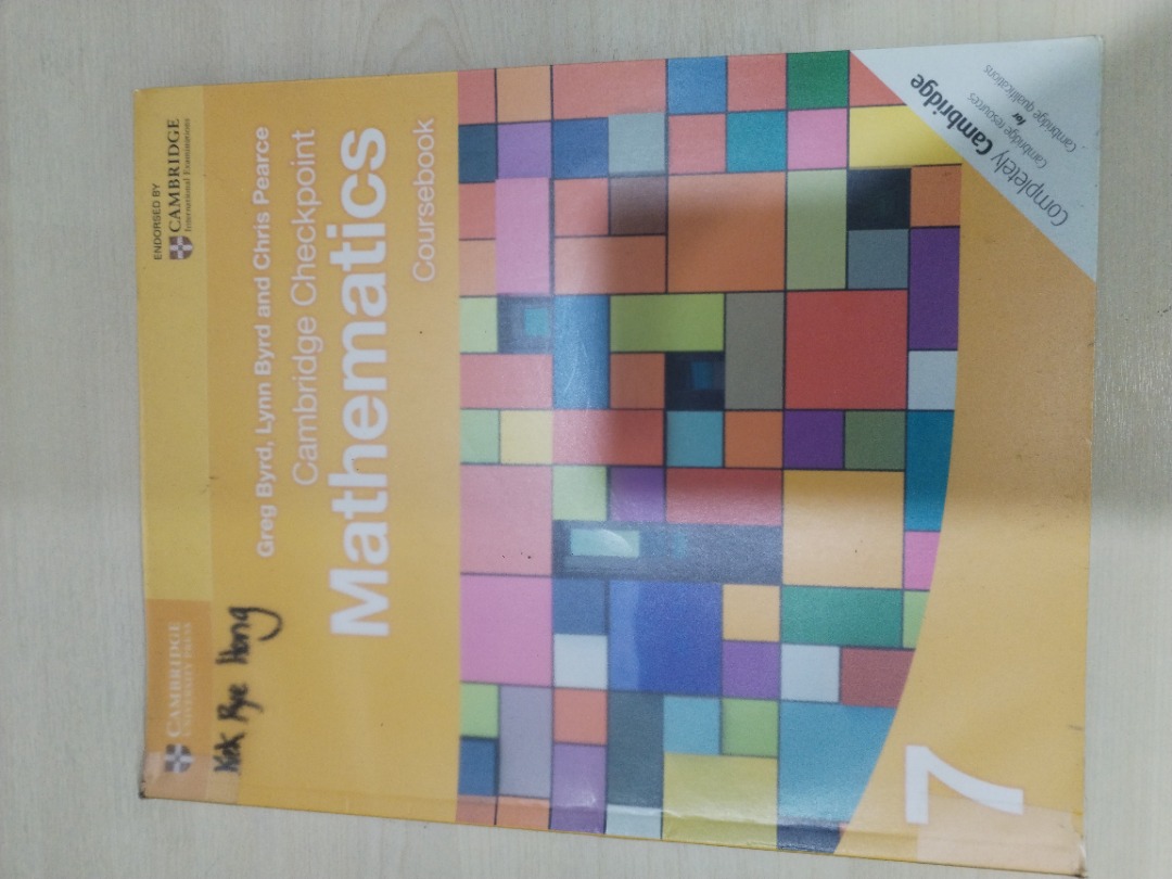 Cambridge checkpoint mathematics coursebook 7, Hobbies & Toys, Books ...