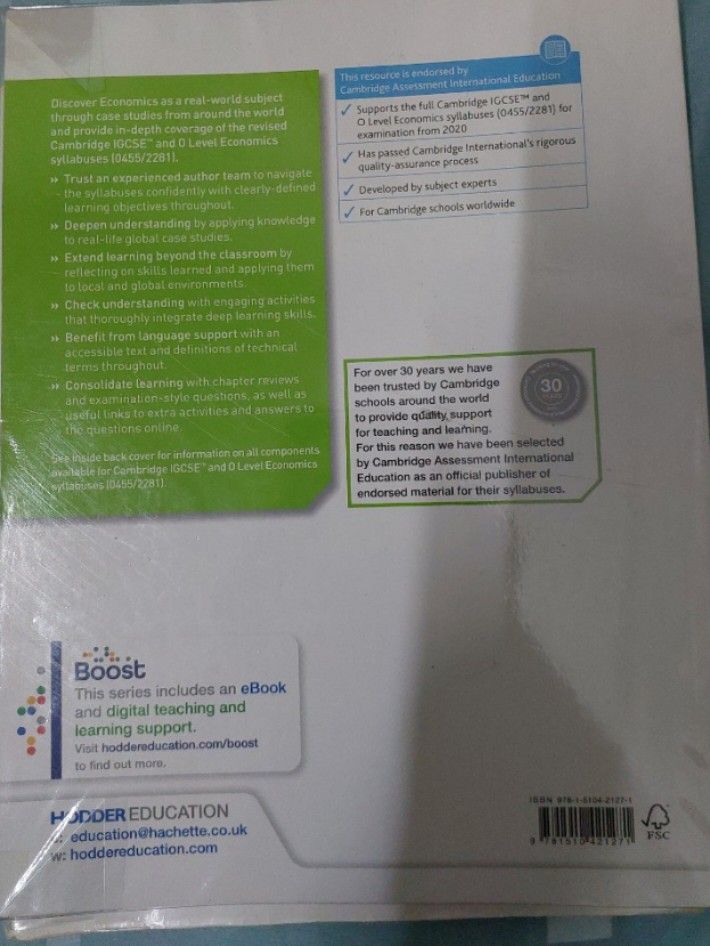 Cambridge IGCSE and O Level Economics textbook (2cd edition), Hobbies ...