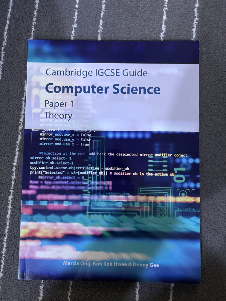 Cambridge IGCSE Computer Science, Hobbies & Toys, Books & Magazines ...
