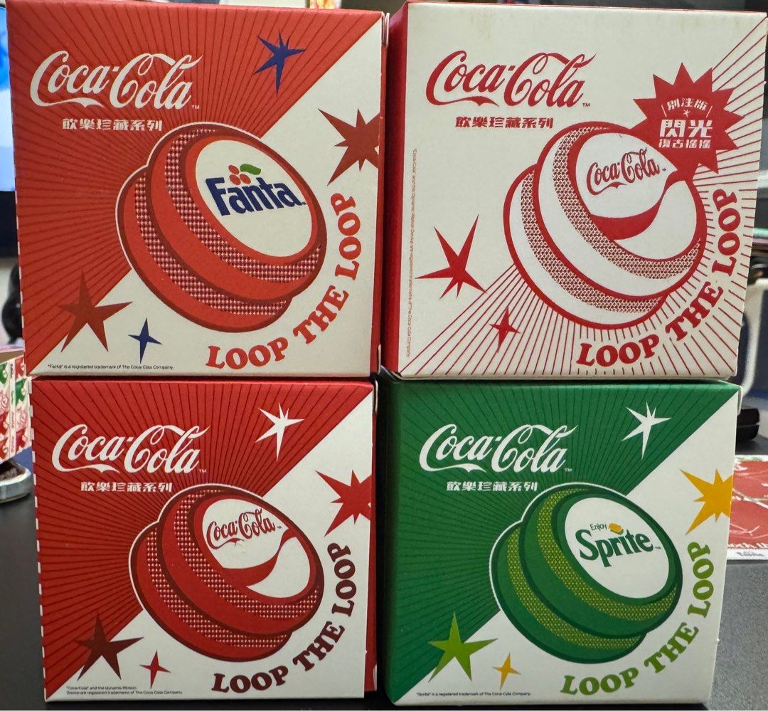 Coca Cola loop the loop yoyo 可口可樂搖搖 2025 紀念品, 興趣及遊戲, 收藏品及紀念品, 古董收藏 - Carousell