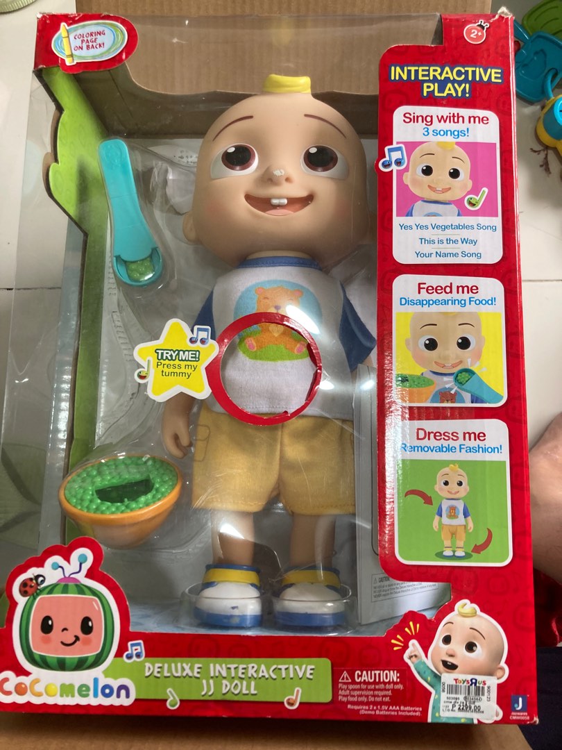 Cocomelon Interactive JJ Doll, Hobbies & Toys, Toys & Games on Carousell