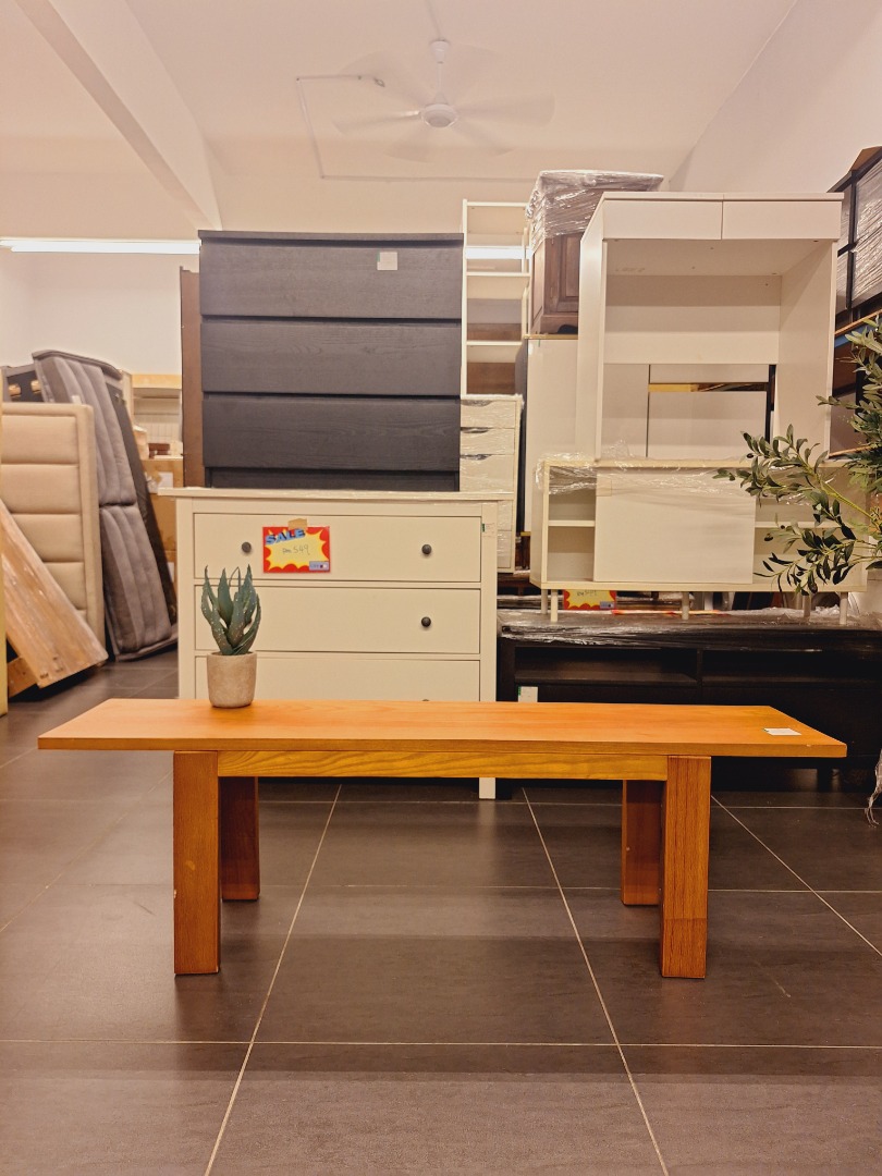 Corbett Solid Oak Wooden Bench | Bangku Kayu Oak Padu Corbett ...