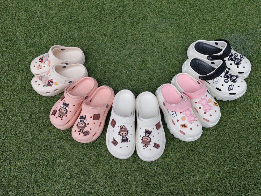 Crocs Labubu, and Teddy Bear, Men's Fashion, Footwear, Casual shoes on ...