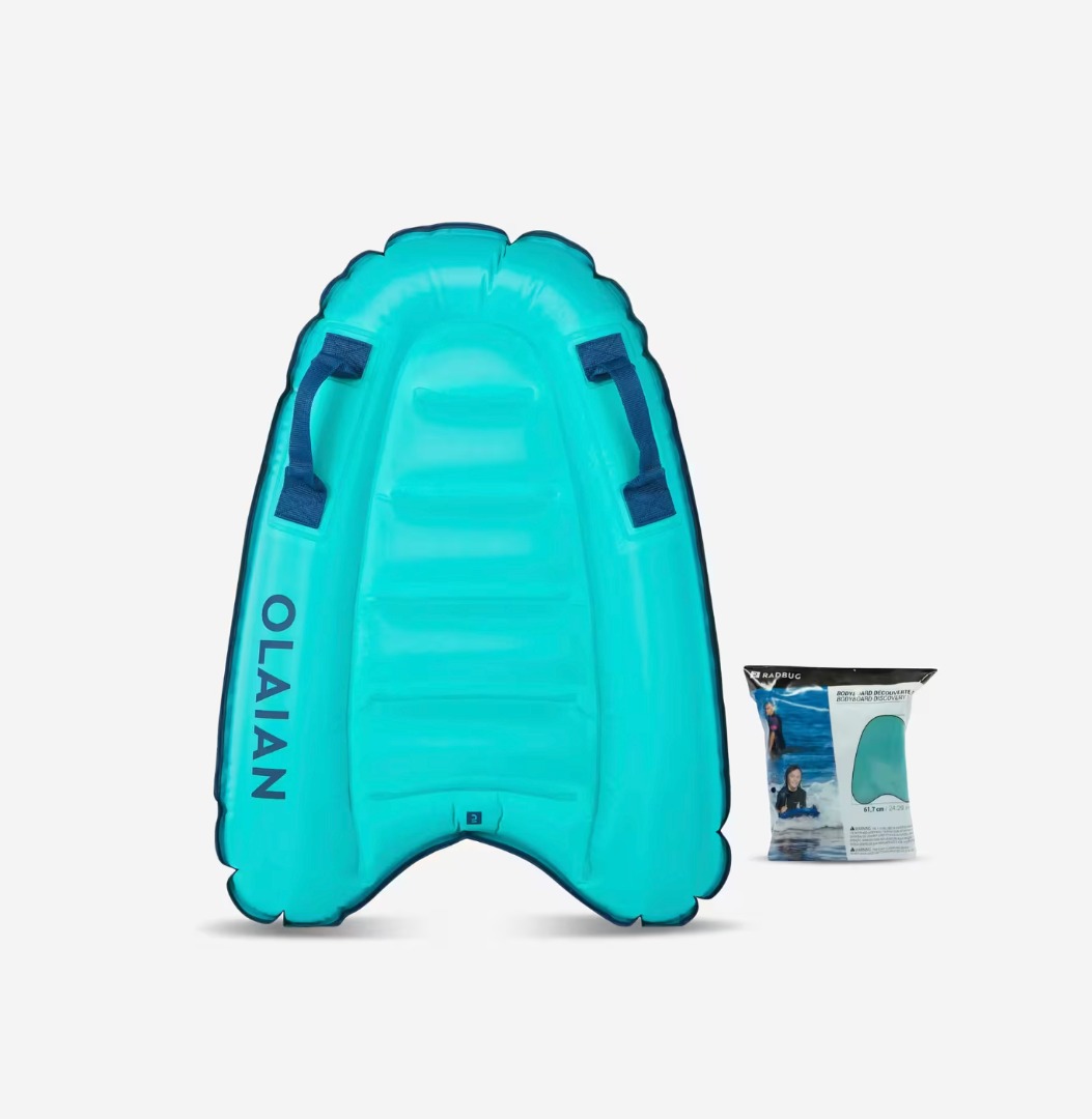 [75% off] Decathlon Kid's Inflatable Body Board 4-8 Year Old (15-25 kg ...