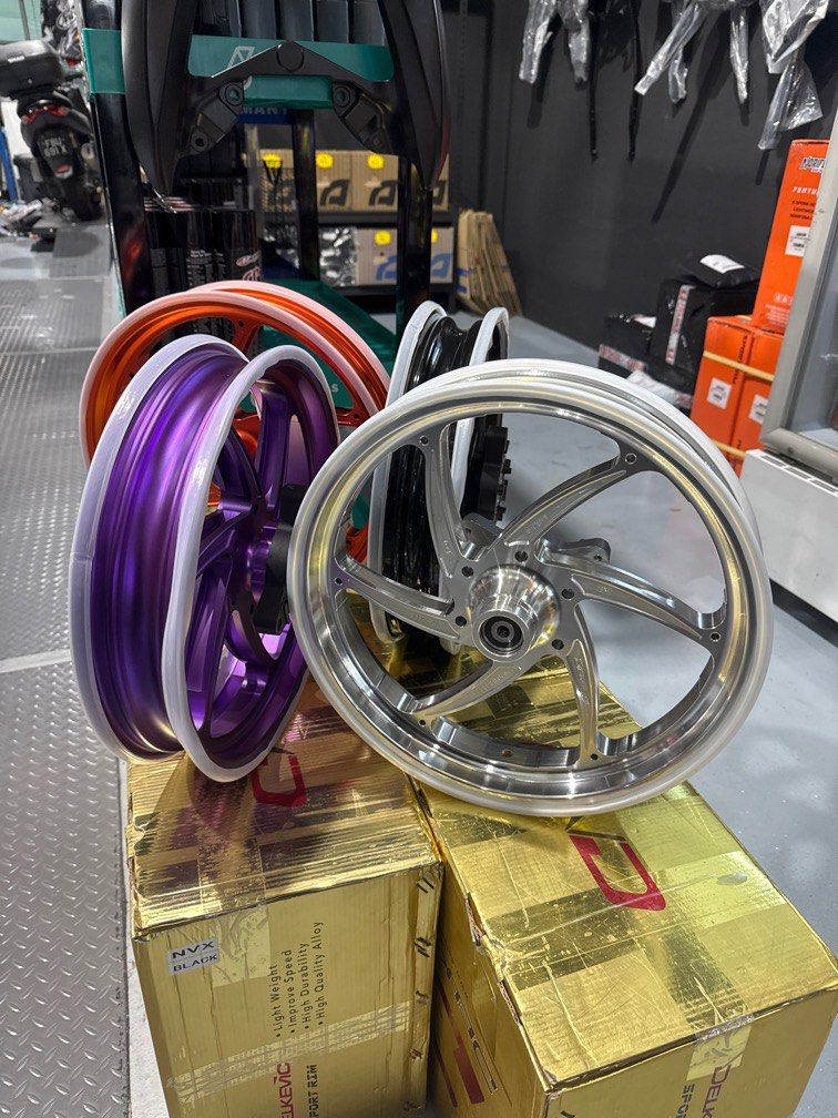 Delkevic Rim for Aerox V1 & V2, Motorcycles, Motorcycle Accessories on ...