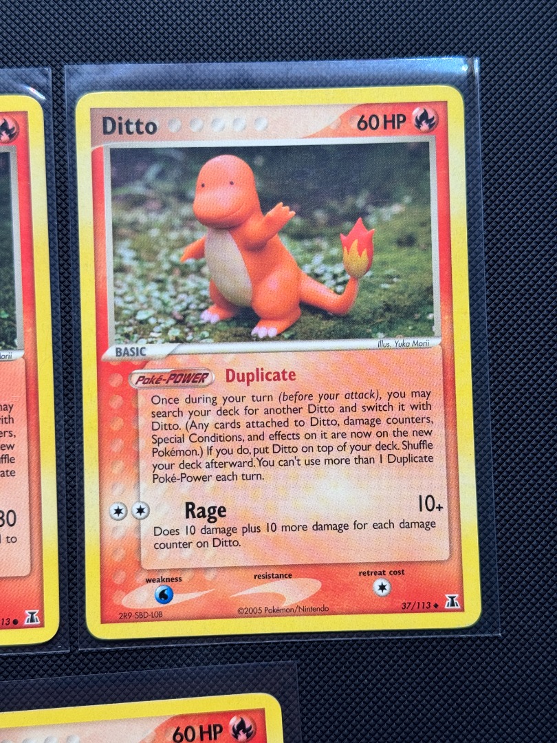 Ditto #Charmander #Delta Species #Pokemon Trading Card #Pokemon TCG ...