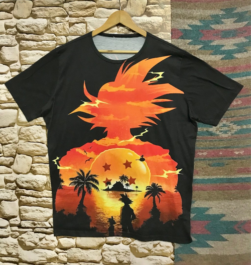 Dragon Ball Mirror Print, Men's Fashion, Tops & Sets, Tshirts & Polo ...