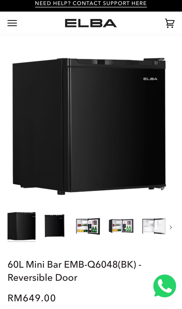ELBA Mini Fridge, TV & Home Appliances, Kitchen Appliances ...