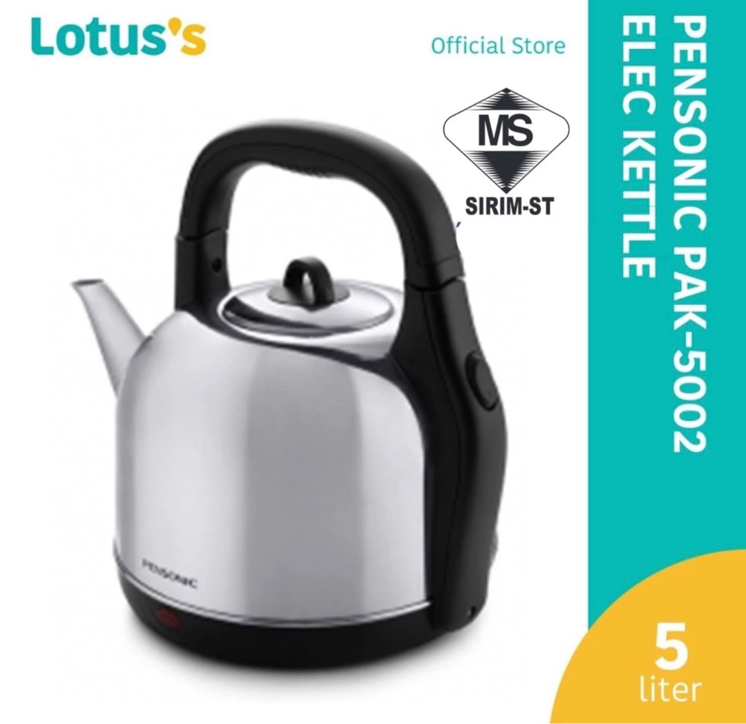 Electric Kettle 5L (Cerek Air), TV & Home Appliances, Kitchen ...