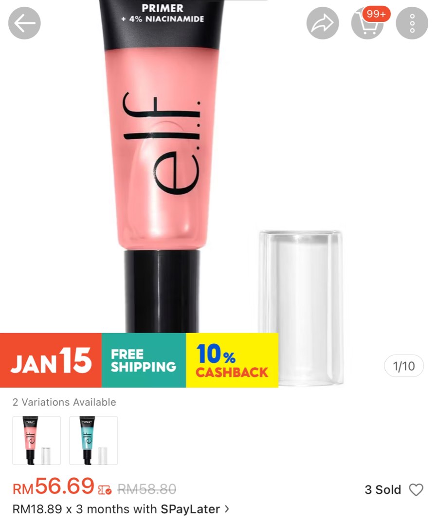 Elf Niacinamide Primer, Beauty & Personal Care, Face, Makeup on Carousell