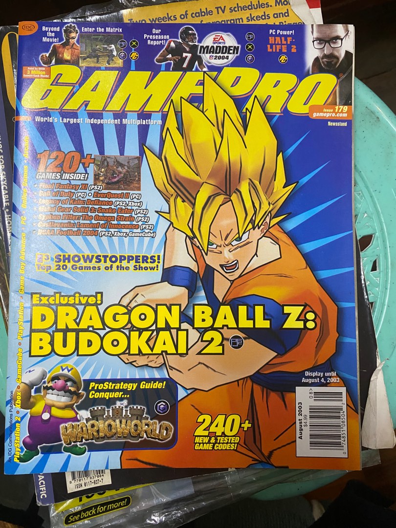 GAMEPRO Magazine - ISSUE 179 - AUG 2003 - Dragon Ball Z Game ...