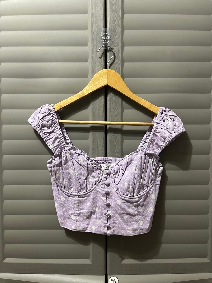 Glassons bustier top, Women's Fashion, Tops, Sleeveless on Carousell