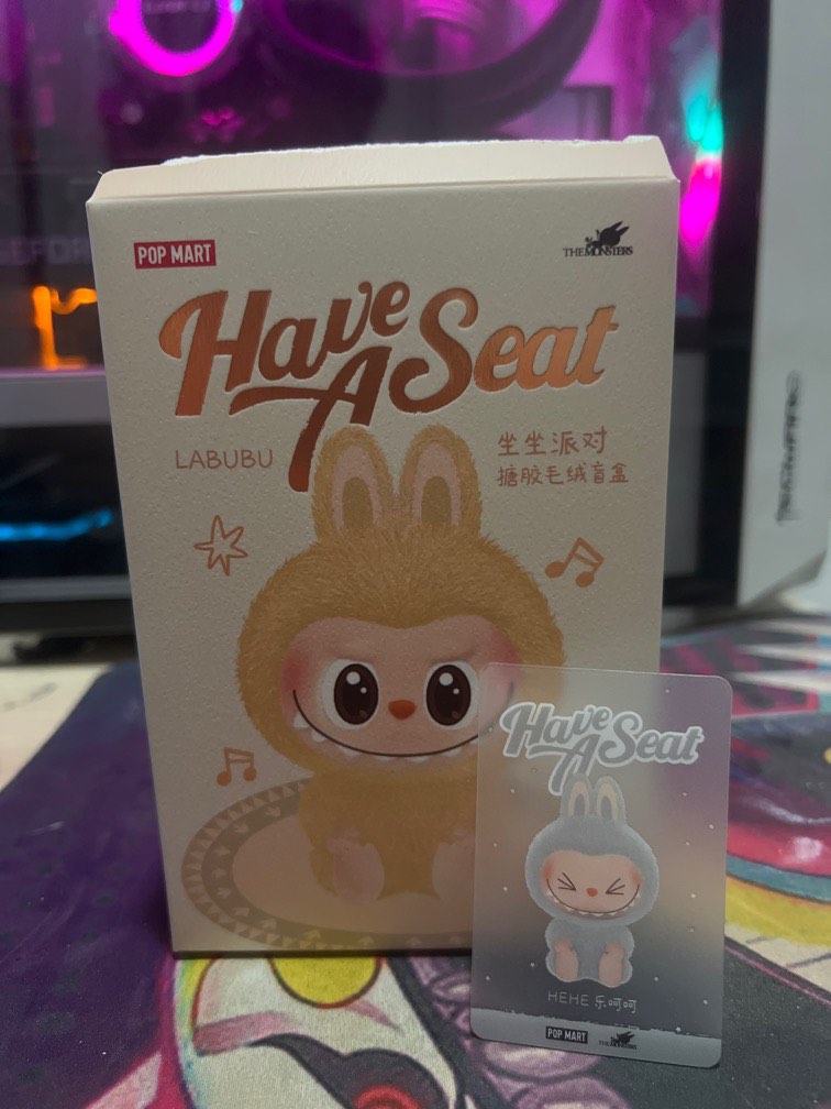 Hehe Labubu V2, Popmart, Hobbies & Toys, Collectibles & Memorabilia ...