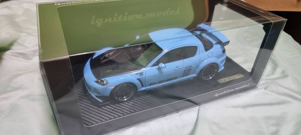 Ignition Model Mazda Rx-8 RE-Amemiya 1:18 Blue, Hobbies & Toys, Toys ...