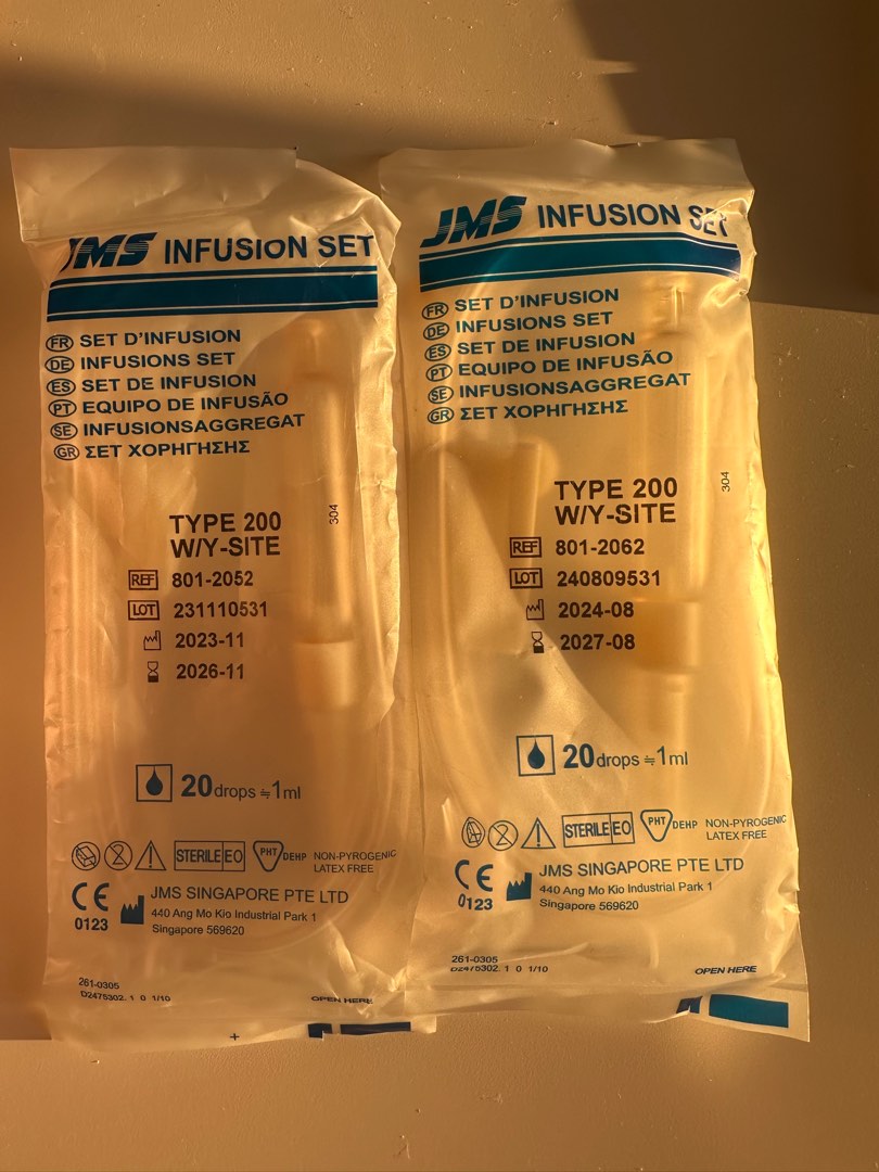 JMS infusion set 輸液喉, 寵物用品, 寵物家品及其他 - Carousell
