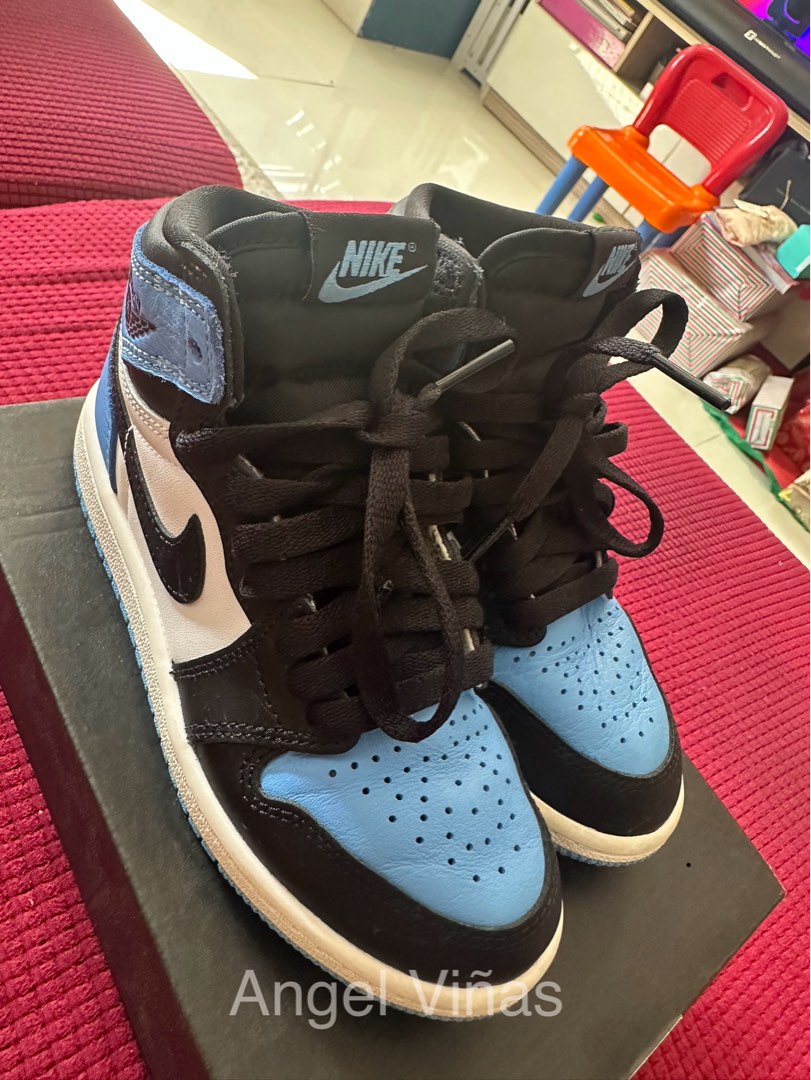 Jordan 1 Retro High hyper blue for kids, Babies & Kids, Babies & Kids ...