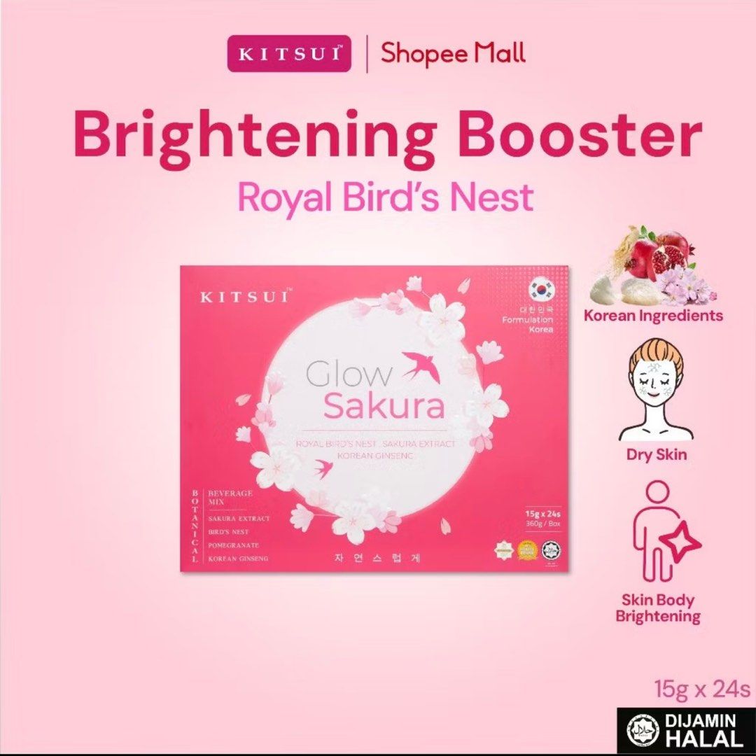 KITSUI SAKURA GLOW, Beauty & Personal Care, Bath & Body, Body Care on ...