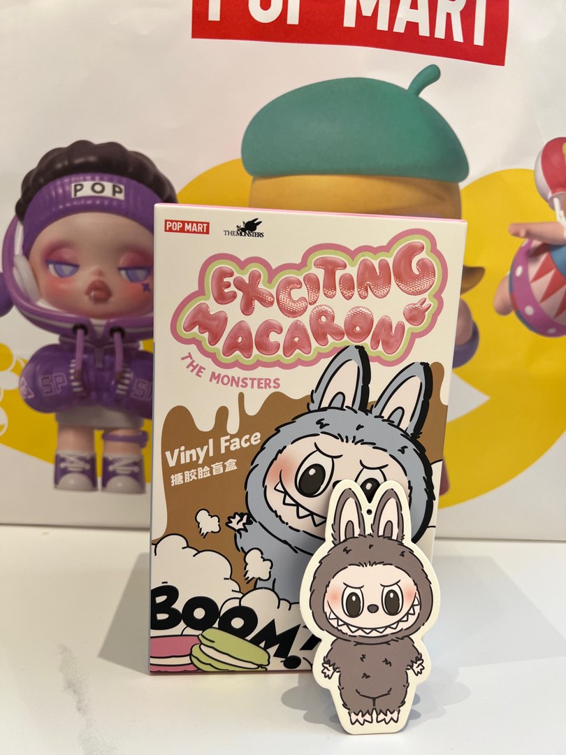 Labubu V1 Exciting Macaron Sesame Bean, Hobbies & Toys, Toys & Games on ...