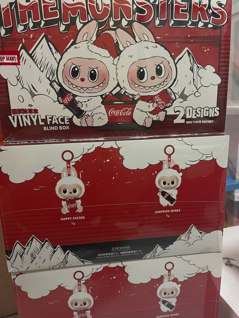 Labubu v3 coca cola, Hobbies & Toys, Toys & Games on Carousell