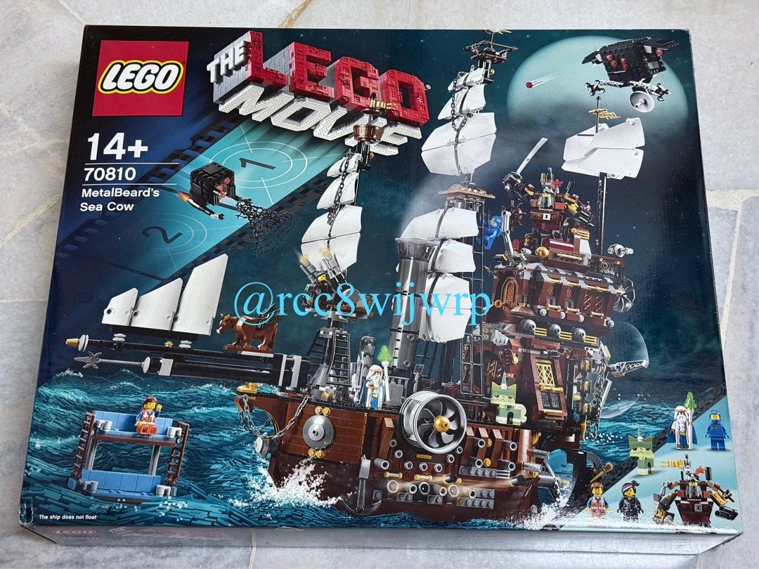 Lego 70810 Metalbeard Seacow Pirate Ship (The Lego Movie), Hobbies ...