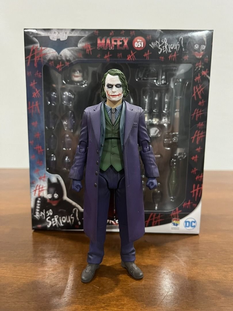 Medicom Mafex Joker 2.0 The Dark Knight Batman BIB The Dark Knight ...