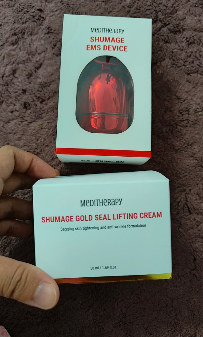 Meditherapy Shumage ems device and lifting cream, Beauty & Personal Care, Face, Face Care on ...