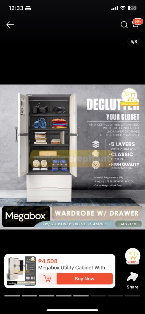 Megabox cabinet, Furniture & Home Living, Furniture, Shelves, Cabinets ...